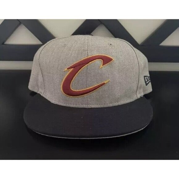 New Era | Accessories | Cleveland Cavaliers Hat Cap Snap Back Gray Blue ...